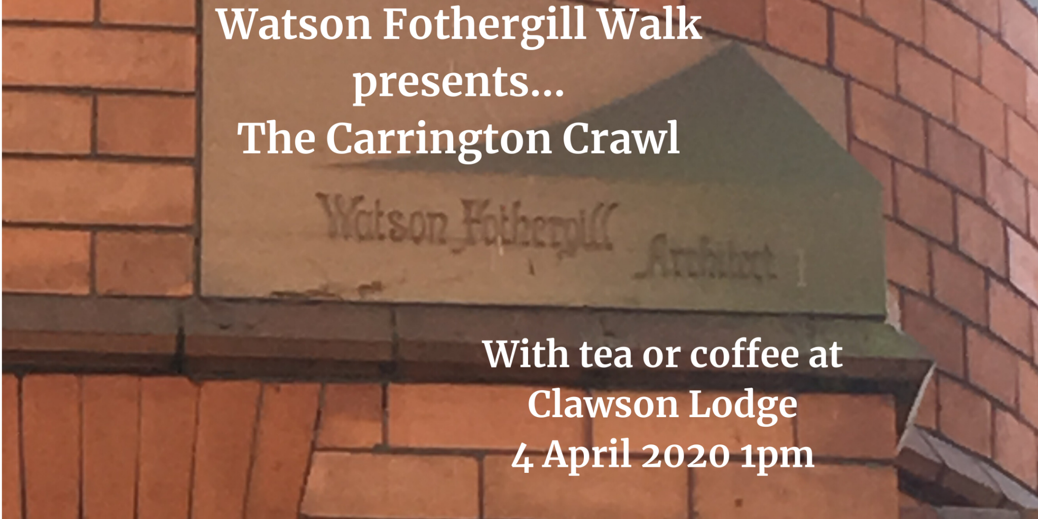 A New Walk! The Carrington Crawl. – Watson Fothergill Walk
